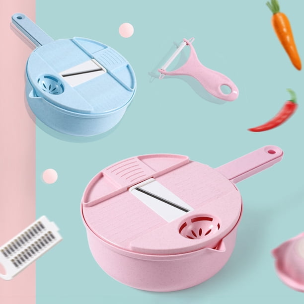 Funie 1 Set Manual Detachable Vegetable Chopper ABS Bailer Colander ...