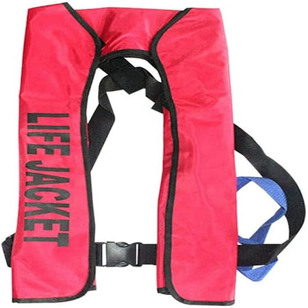 Adult Fully Automatic Inflatable Life Jackets Collar Fishing Inflatable ...