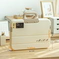 RadefasunC Clear Waterproof Document Storage Box with Snaps PP Files ...