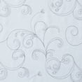 Mainstays Embroidered Grey Scroll Sheer Single Curtain Panel Curtains ...