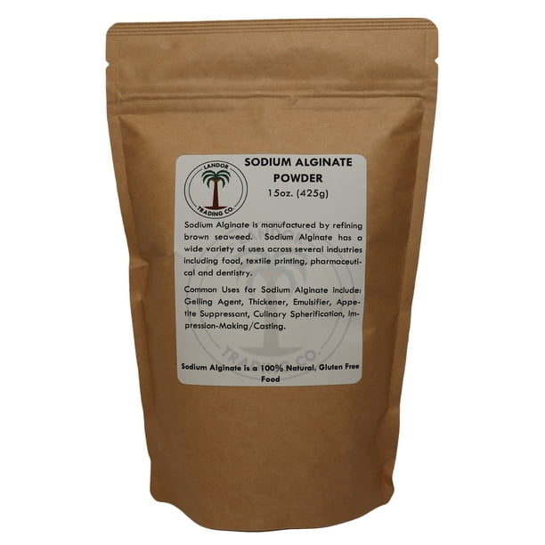 Sodium Alginate (Algin) 15 Ounces (425 grams) - Walmart.com - Walmart.com
