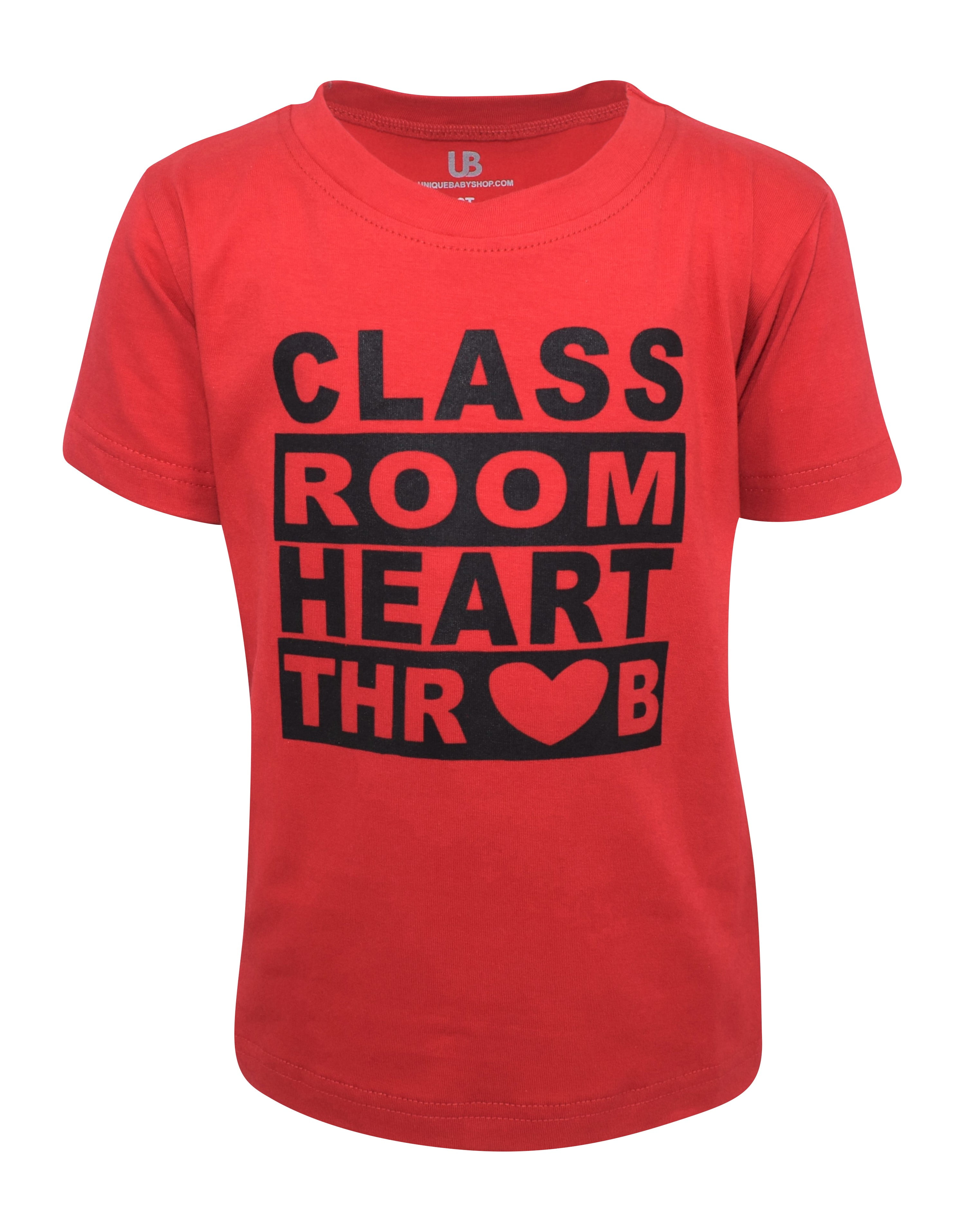 Boys Valentine's Day Classroom Heartthrob T-Shirt (9) Red - Walmart.com