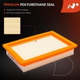 A-Premium 2-PC Engine Air Filter Compatible with Pontiac Tempest 1989 ...