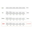 OEM Profile PBT 6.25U Spacebar Keycap Dye-Subbed for Cherry MX ...