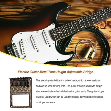 Electric Guitars Bridge Instrument Metal Bridges Replacing Repairing ...