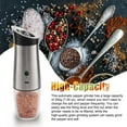 AIDUCHO Electric Salt and Pepper Grinder Mill Rechargeable Automatic ...