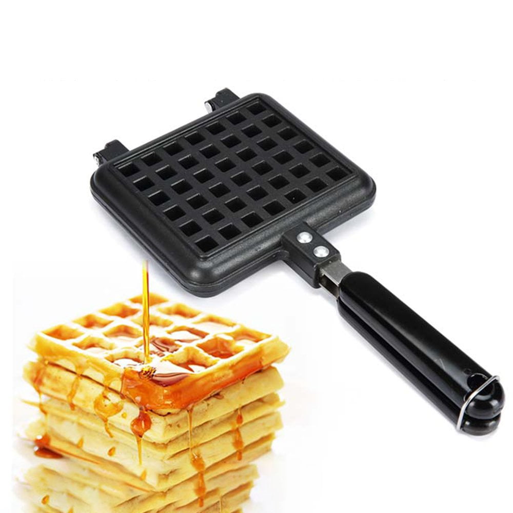 Checkered Single-Head Waffle Cookie Tray Household Waffle Non-Stick ...