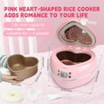 Peach Heart Shape Rice Cooker (8 Cup Cooked/4 Cup Uncooked, 1.8L ...
