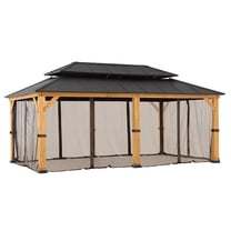 Sunjoy Replacement Mosquito Netting Panles,Waterproof 4-Panel Screen ...