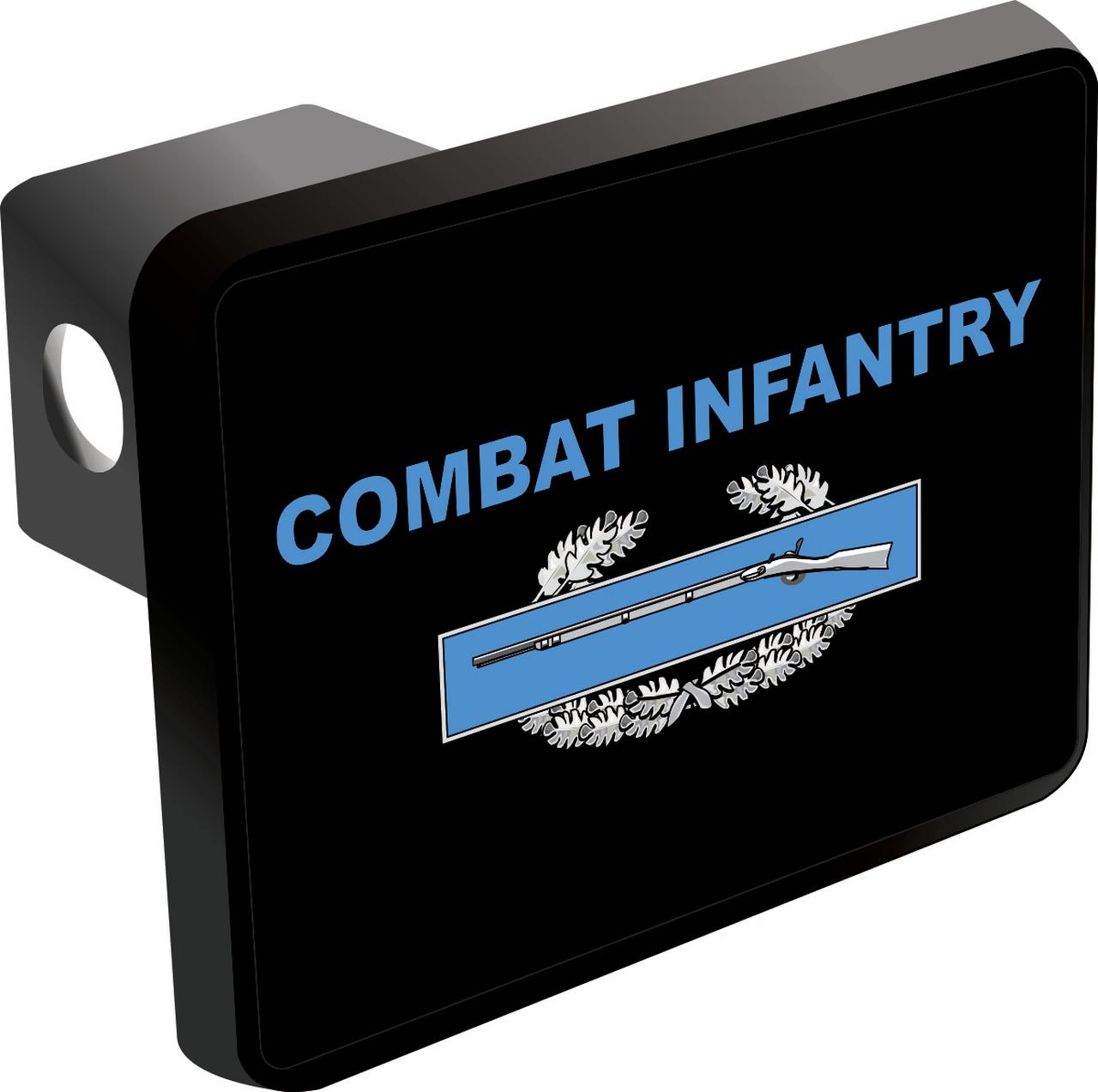 U.S. Army Combat Infantry Badge With Text Trailer Hitch Cover - Walmart.com