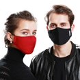 GJX 6 Pack Cloth Face Mask,3-Layer Cotton Fabrics,Washable Reusable ...