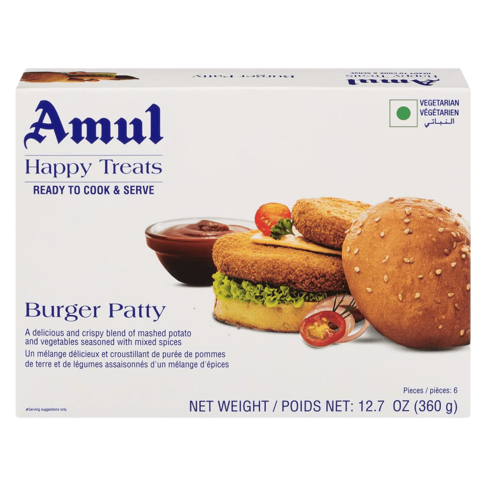 Click here for Amul Burger Patty 360g prices