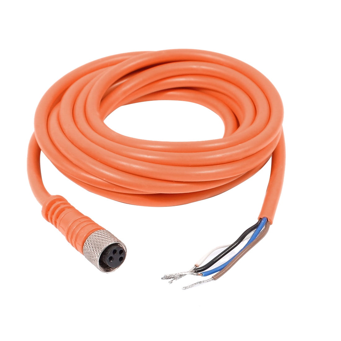 Buy M8 2m Female Straight Head 4 Pin Connector Aviation Socket ...