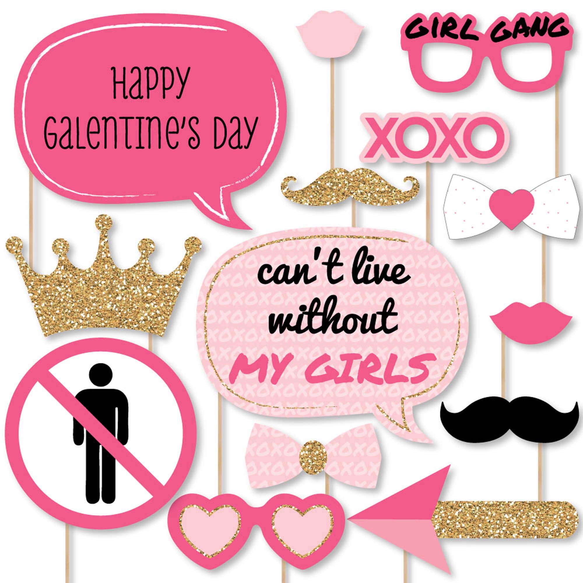 Big Dot of Happiness Be My Galentine - Galentine's and Valentine's Day ...