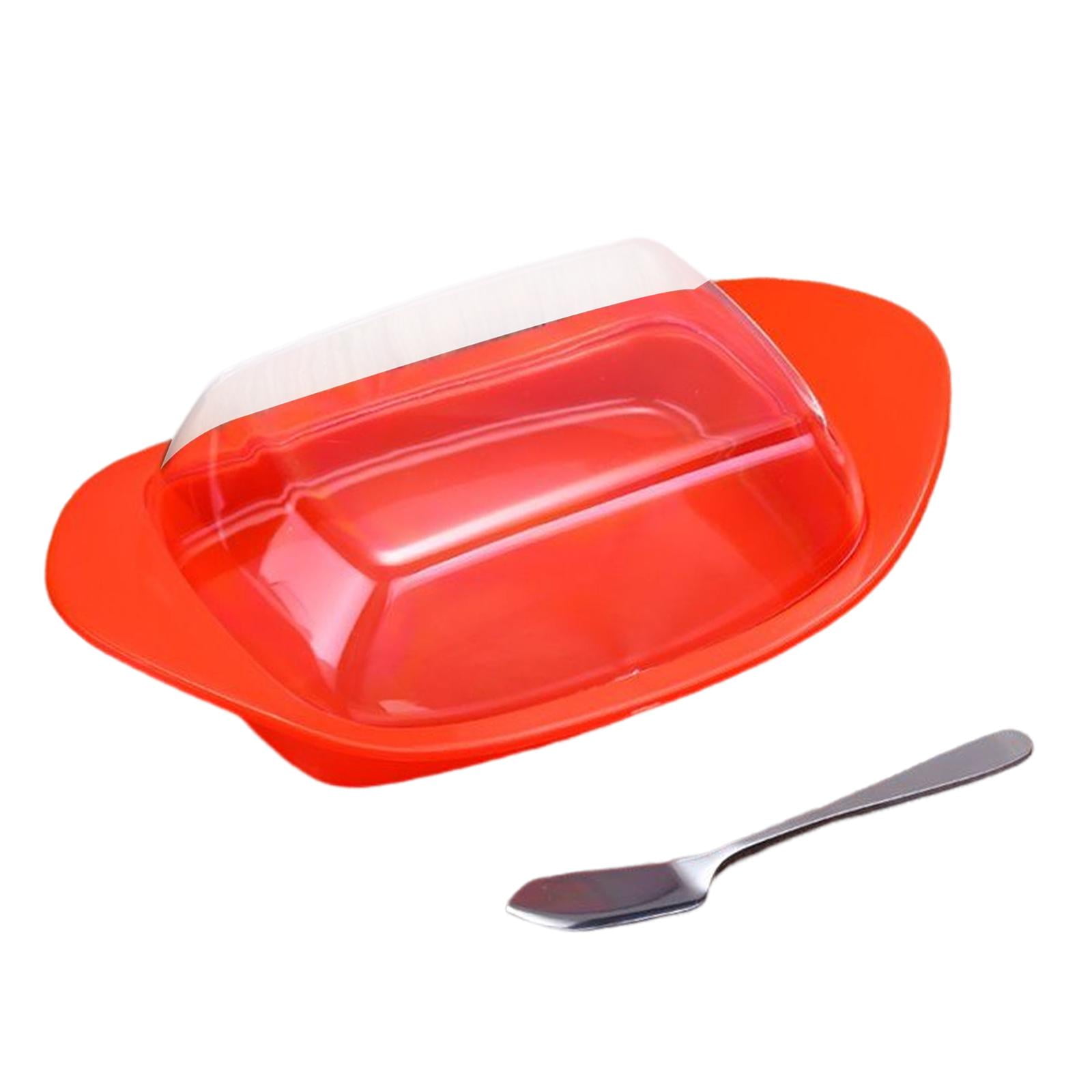 Butter Keeper Kitchen Dinnerware with Lid Butter Cutting Box Butter ...