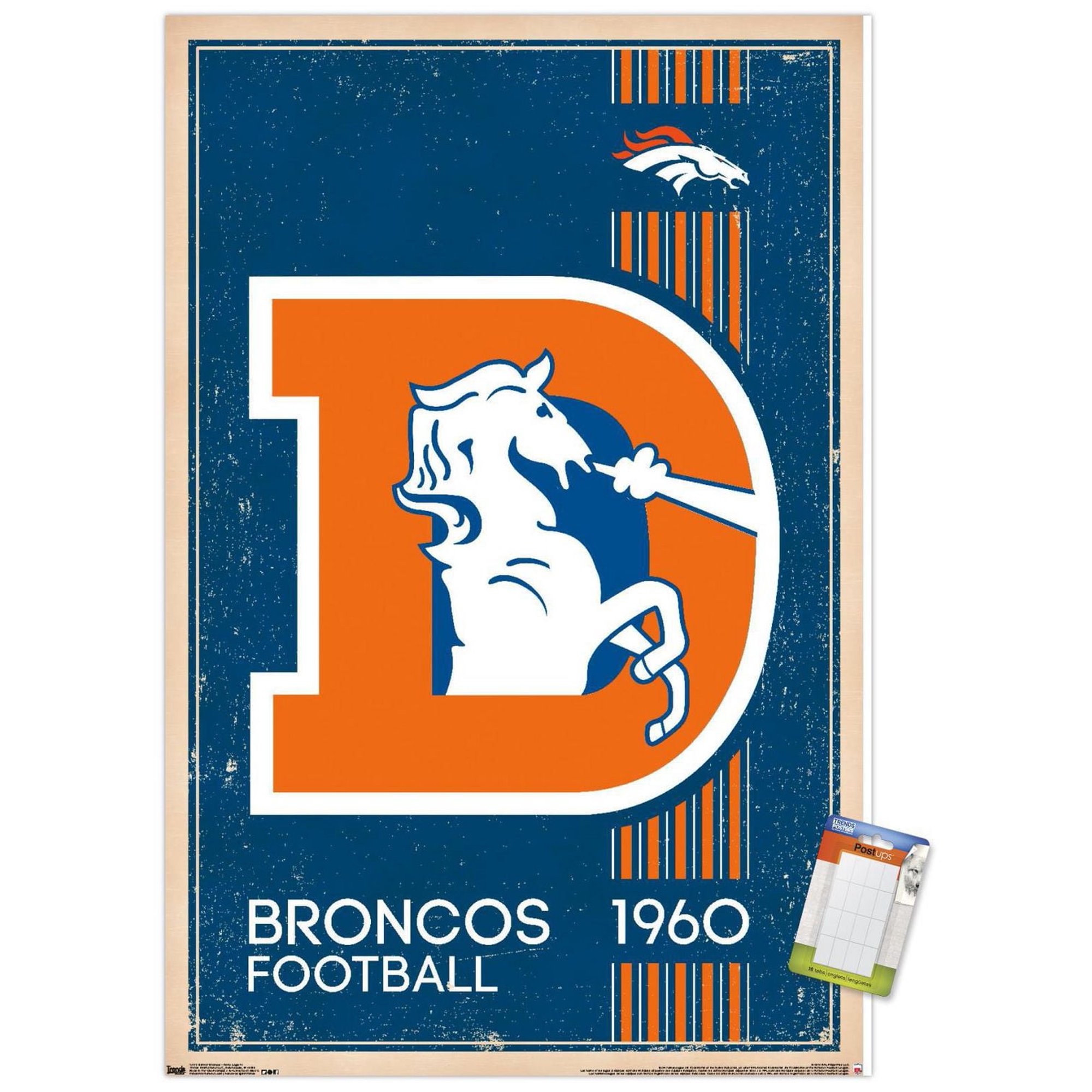 Click here for Trends International Nfl Denver Broncos - Retro Lo... prices