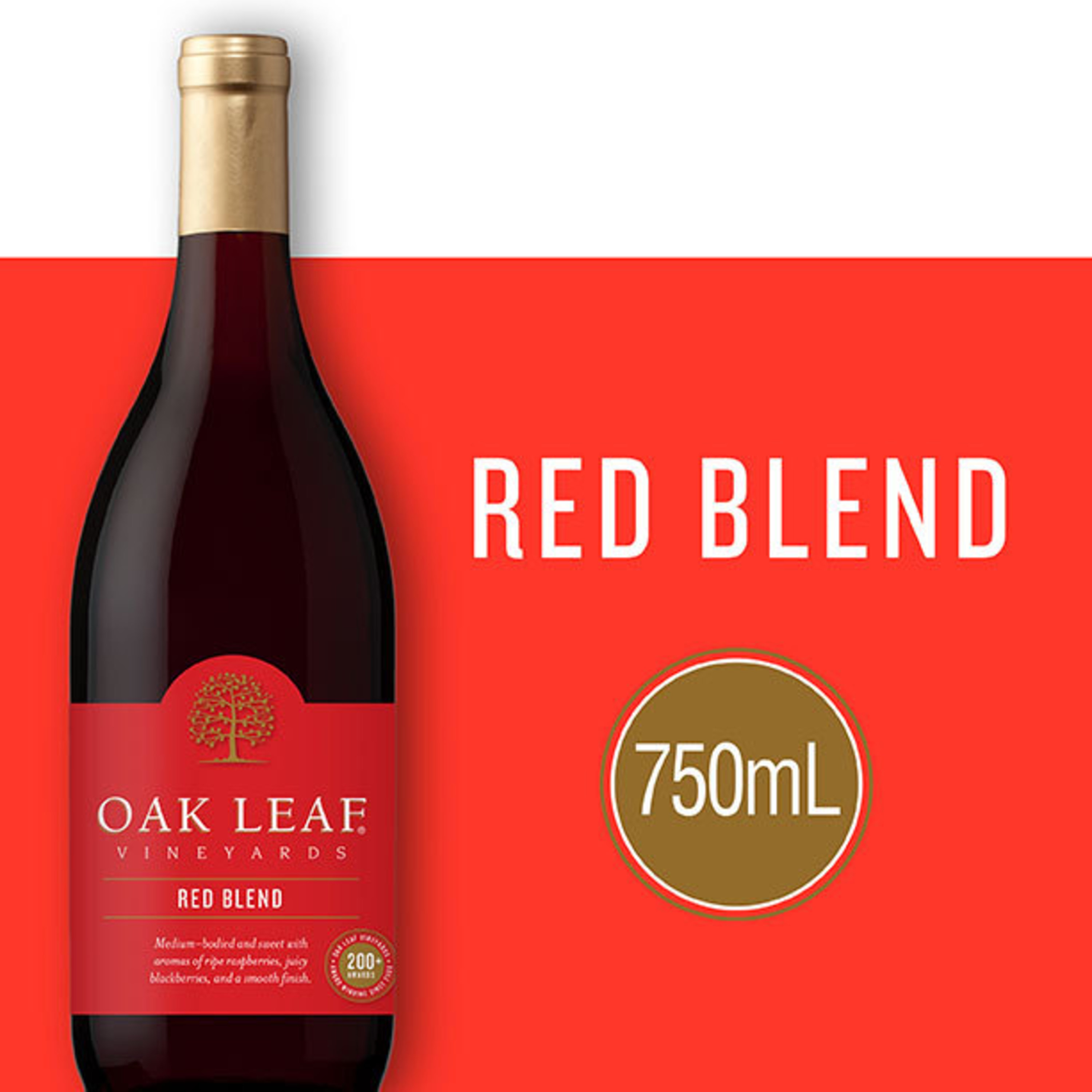 Oak Leaf Red Blend Red Wine 750ml Walmart Oak Leaf Red Blend Red Wine 750ml Walmart