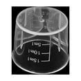 10Pcs Clear Scaled Measuring Cups Lab Graduated Beakers Mixing Cup for ...