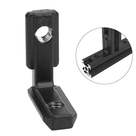 L Shape Connector, Nickel-plated T Slot M5 Screw Thread Interior Joint ...