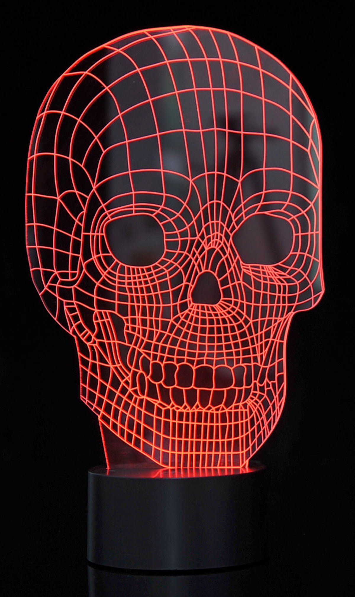 PlayWorld Board No More! 3D Skull Laser Cut Precision LED Lights ...