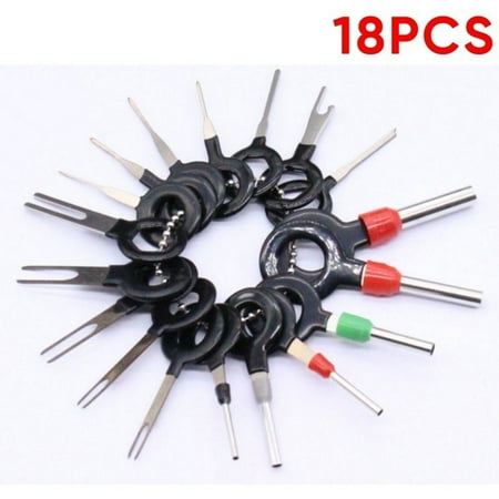 PERTTYUNG 18pcs Car Plug Terminal Removal Tool Electrical Wire Crimp ...