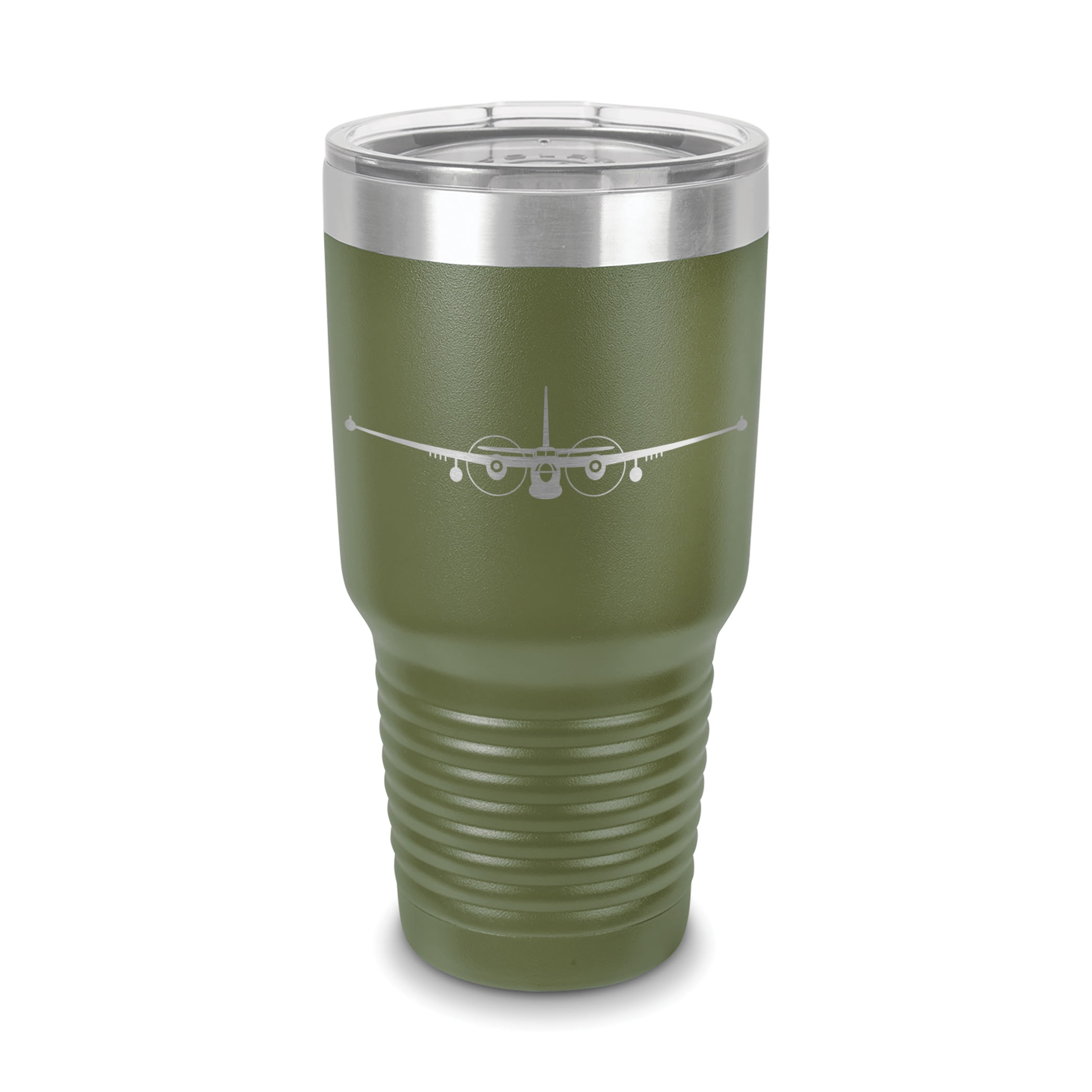 P-2 Neptune Tumbler 30 oz - Laser Engraved w/ Clear Lid - Polar Camel ...