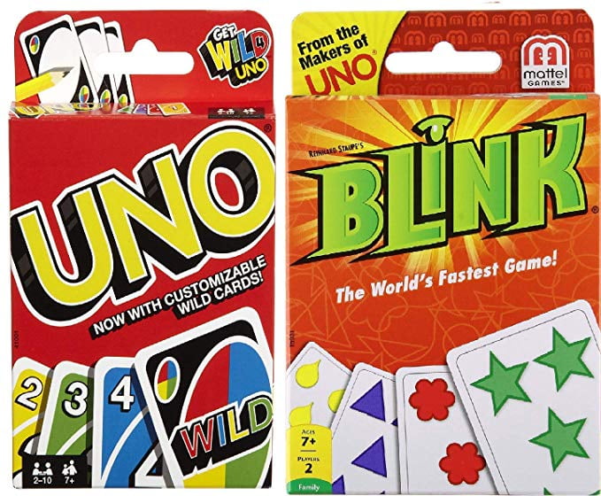 Mattel Uno and Blink Card Game Combo Pack of 2 - Walmart.com