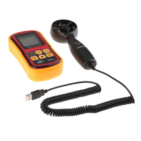 GM8901 LCD Digital Anemometer Wind Speed Meter Air Volume Tester ...