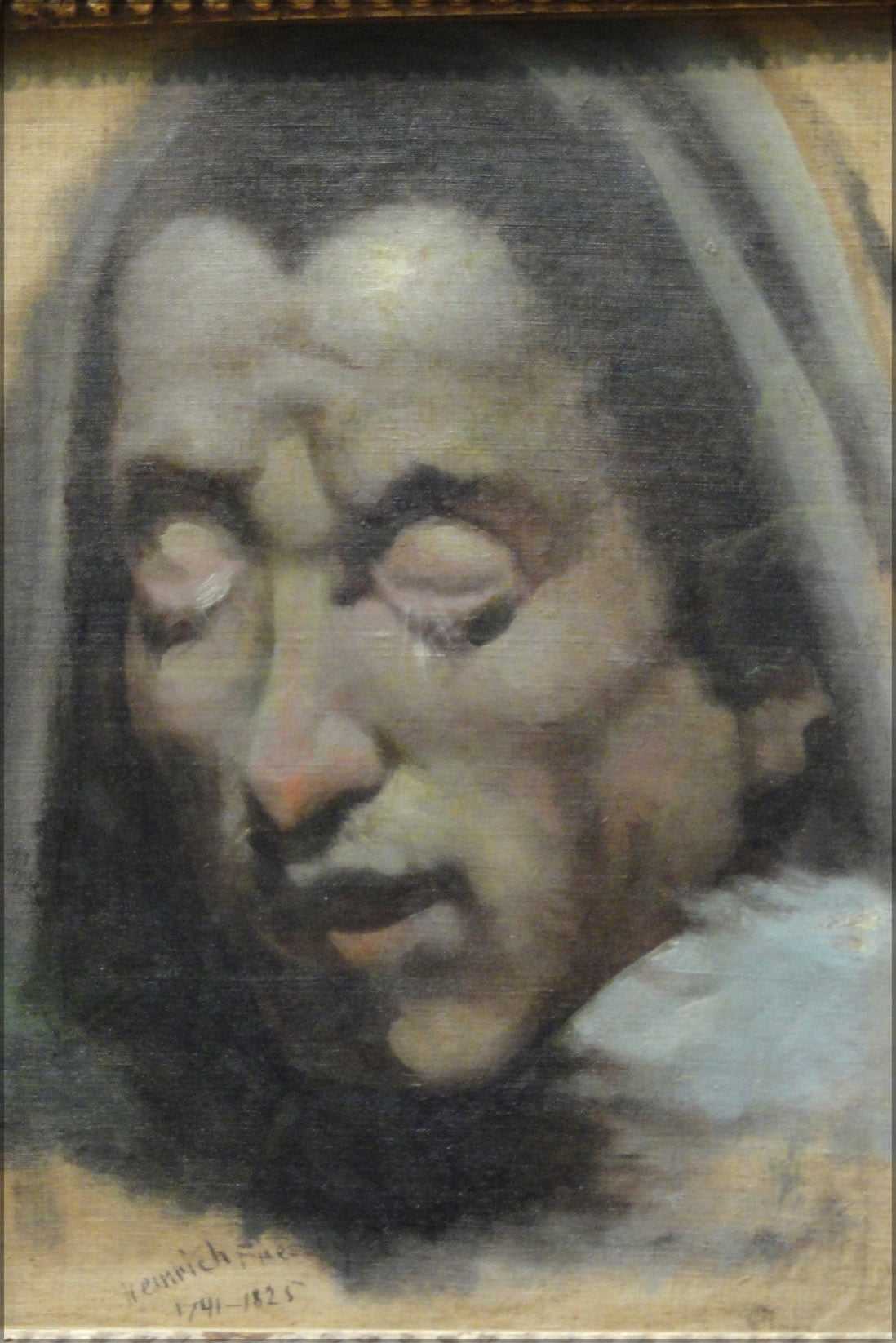24"x36" Gallery Poster, Head of a Damned Soul from Dante's Inferno ...