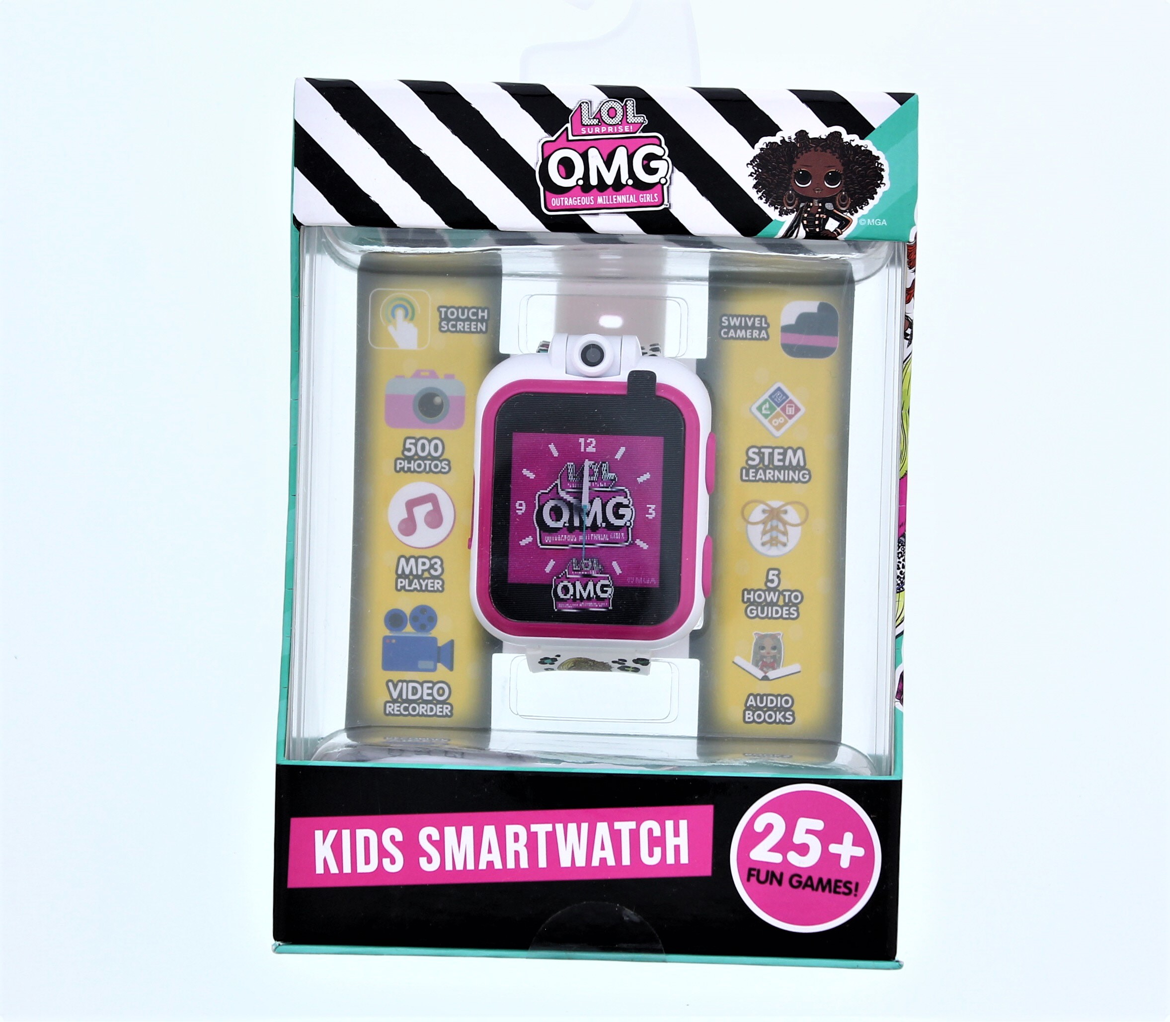 iTech Jr. L.O.L. Surprise O.M.G. Kid's touch Screen Smartwatch (White ...