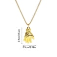 2026 World Cup Gold Snake Chain Soccer Trophy Pendant Necklace, Women ...
