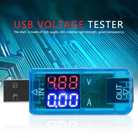USB Watt Meter, USB 2.0 Multimeter Tester, SMAT Technology 3.2-10V 0-3A ...