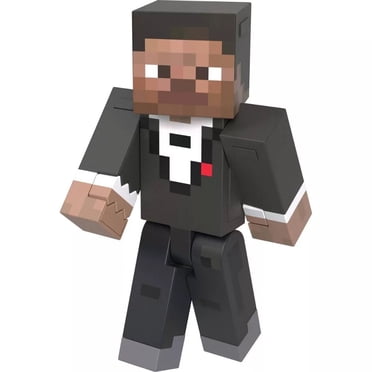Minecraft Diamond Level Steve, 5.5-inch Collector Action Figure Toy for ...