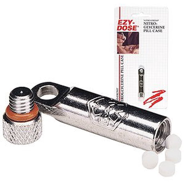 "Ezy Dose Nitro-fresh Pill Case, Chrome-plated Bra" - Walmart.ca