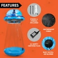 Syncfun 9 FT UFO Alien Halloween Inflatable with Built-in LEDs, Outdoor ...