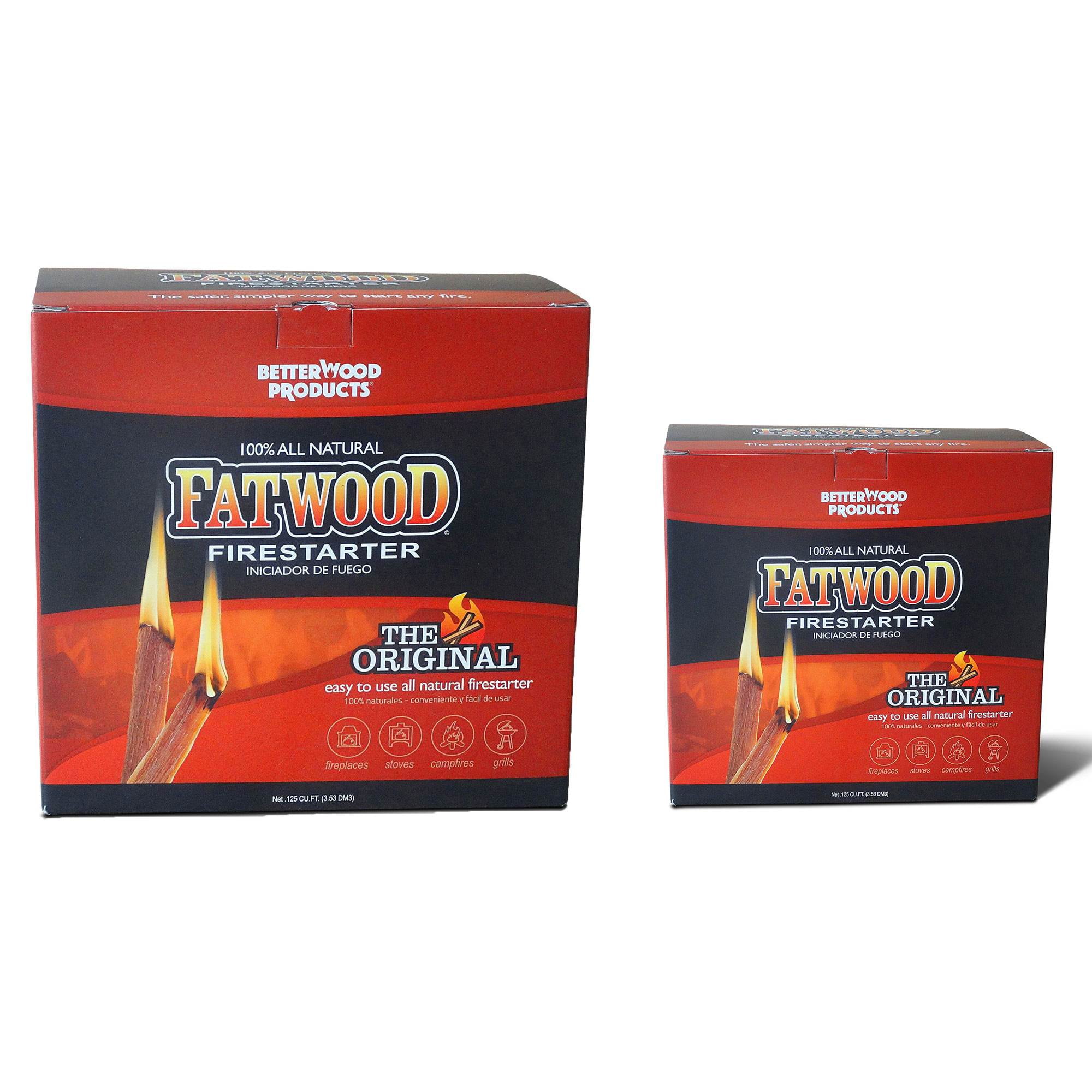 Betterwood 9910 Fatwood 10 Pound Firestarter & Natural Pine 5 Pound ...