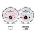 52MM Fuel Level Gauge With Red Backlight 0-190 Ohm Oil Tank Level Meter Indicator For Boat Car ...