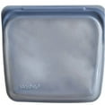 Stasher Reusable Silicone Sandwich, Food Storage & Cooking Bag - Clear ...
