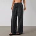 AHTJRT Womens Loose Straight Leg Pants Fashion Y2K High Elastic Waist ...