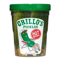 Grillo's Pickles Kosher Gluten Free Mild Pickle de Gallo Pickle Salsa ...