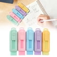 5 Pack Retractable Erasers, Push Pull Eraser Pen Style, Clean Pencil ...