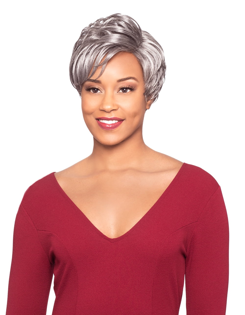 Foxy Silver Mariana J Lace Wig - Color RT1BGRN - Walmart.com