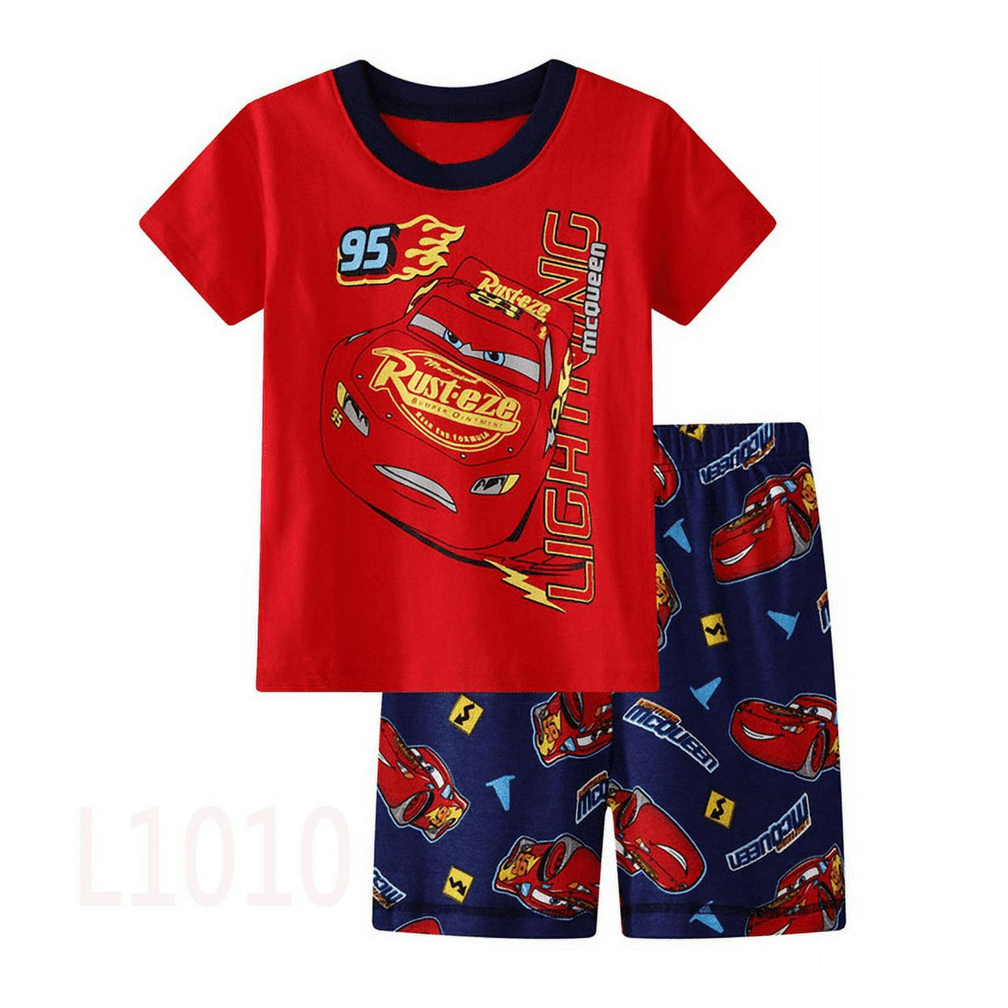 Click here for Lnyulong Summer Boys Girls Pajamas Sets Cars Carto... prices