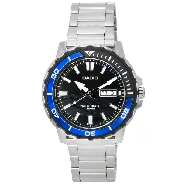 Casio Enticer Standard Analog Black Dial Quartz MTD-125D-1A2 MTD125D ...