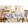 HBlife Outdoor Indoor Tablecloth, 60x84 inch Rectangle Floral Patio ...