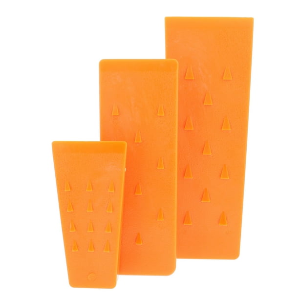 Felled | Spiked Felling Wedges – Orange Plastic Felling Wedge Set – 3 ...