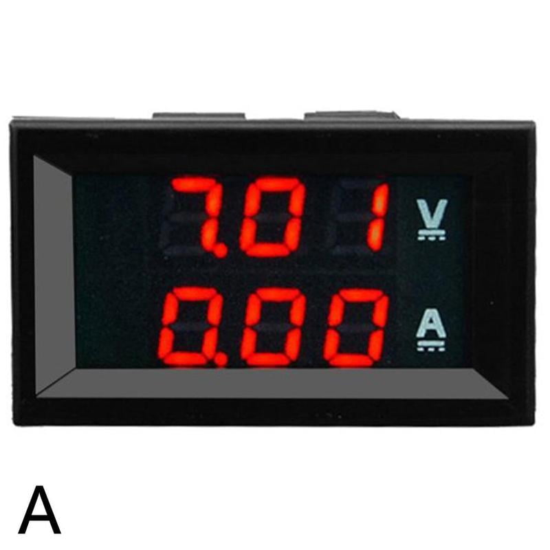 DC100V 100A Digital Voltmeter Ammeter Amp Volt Meter Sale LED Blue Red ...