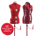 Singer Small/Medium Adjustable Dress Form - Sewing Mannequin with ...