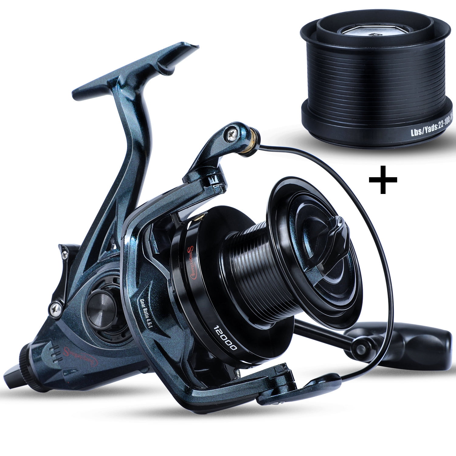 Sougayilang Ultra Smooth 13+1BB Spinning Fishing Reel, Powerful Drag ...