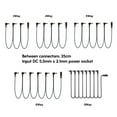 Guitar Pedal Board Daisy Chain Power Supply Cable, 3/4/5/6/8 Way Guitar ...